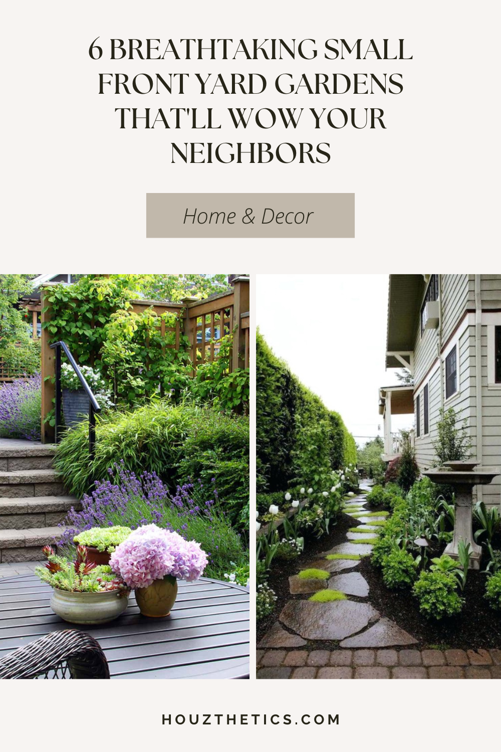 15 Breathtaking Small Front Yard Gardens That'll Wow Your Neighbors